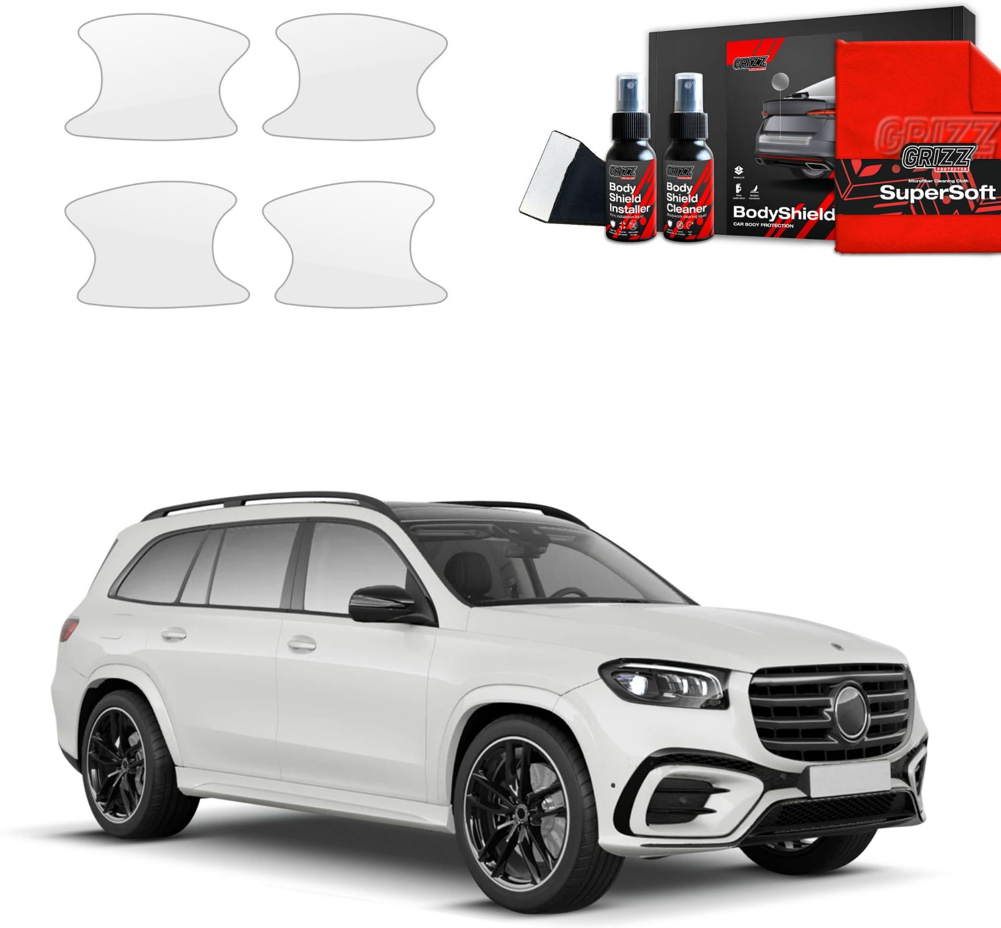 Grizzprotector 4W1 Folia Ochronna Pod Klamki Do Mercedes Gls 450D ...