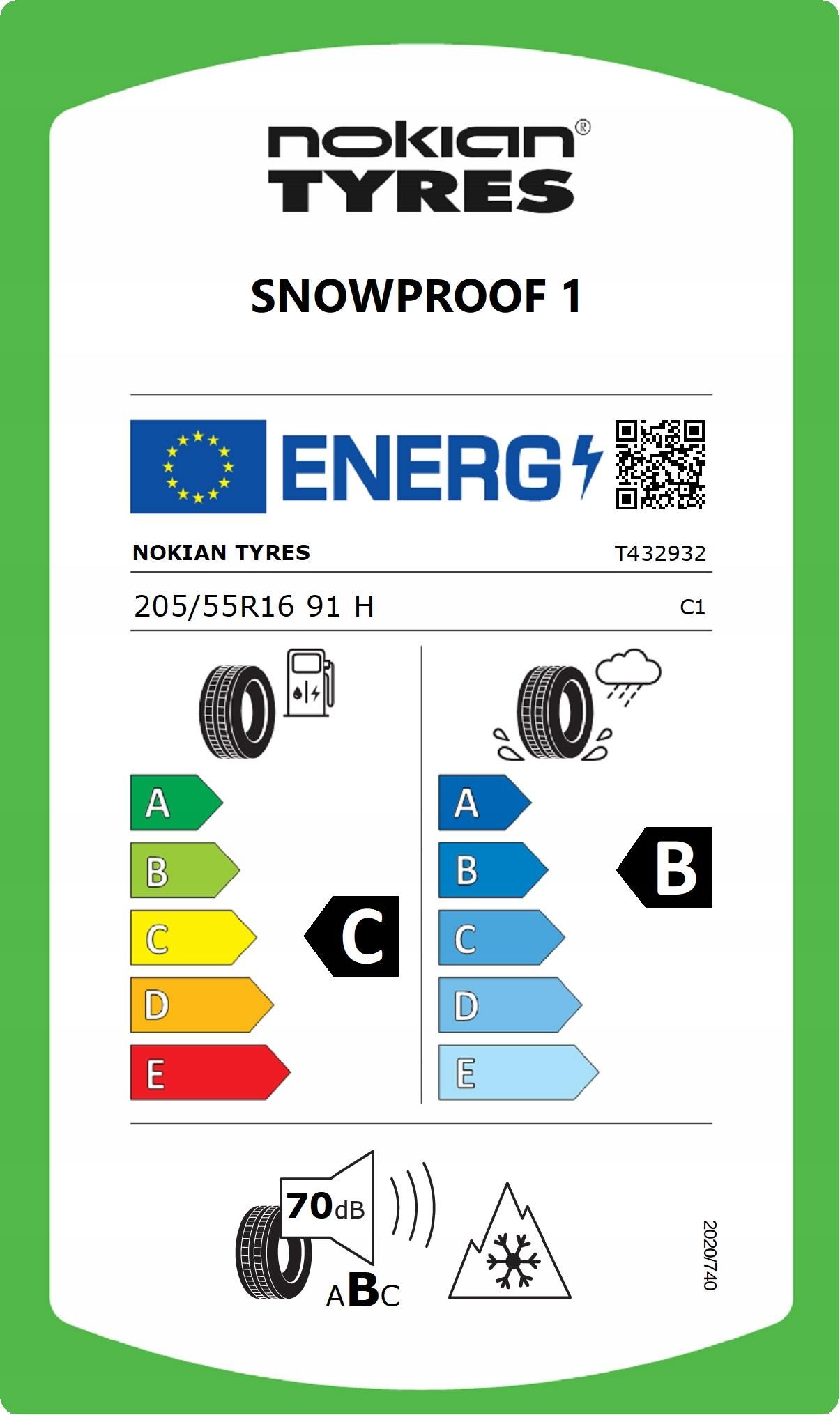 4x Nowe Koła Zimowe SEAT LEON ALTEA FORD CONNECT 205/55R16 Nokian Tyres ...