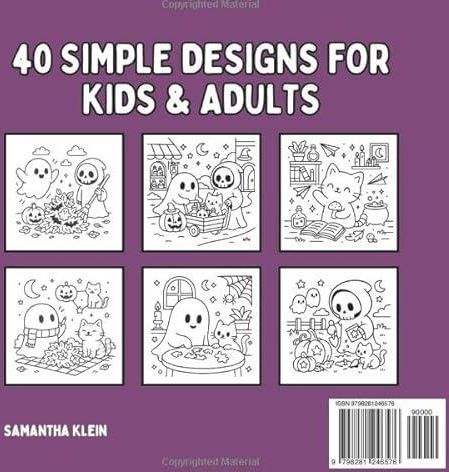 [AC] Spooky Pals: Coloring Book Featuring Cozy Scenes for Adults & Kids ...