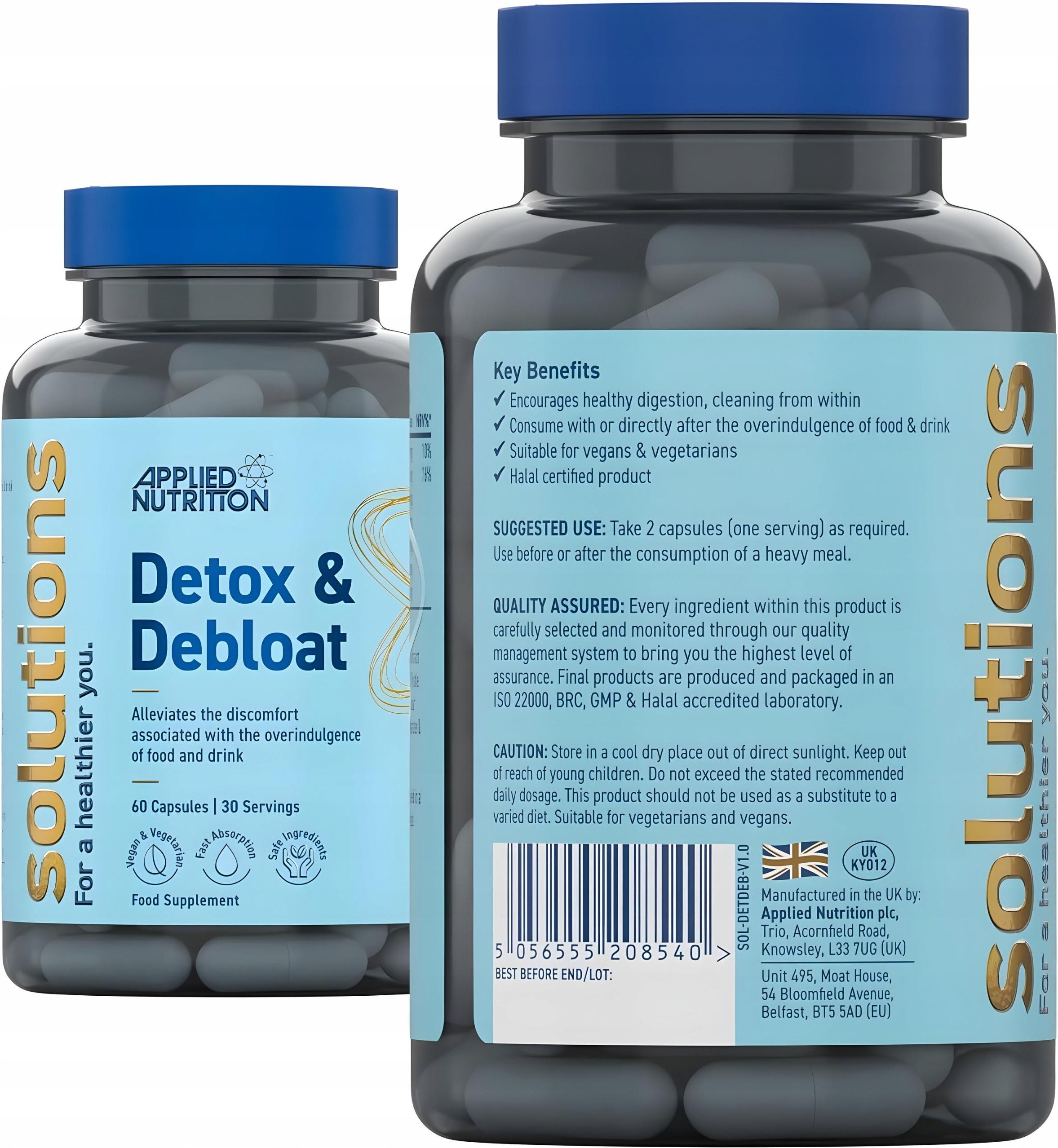 Applied Nutrition Detox & Debloat 60kaps. - Opinie i ceny na Ceneo.pl