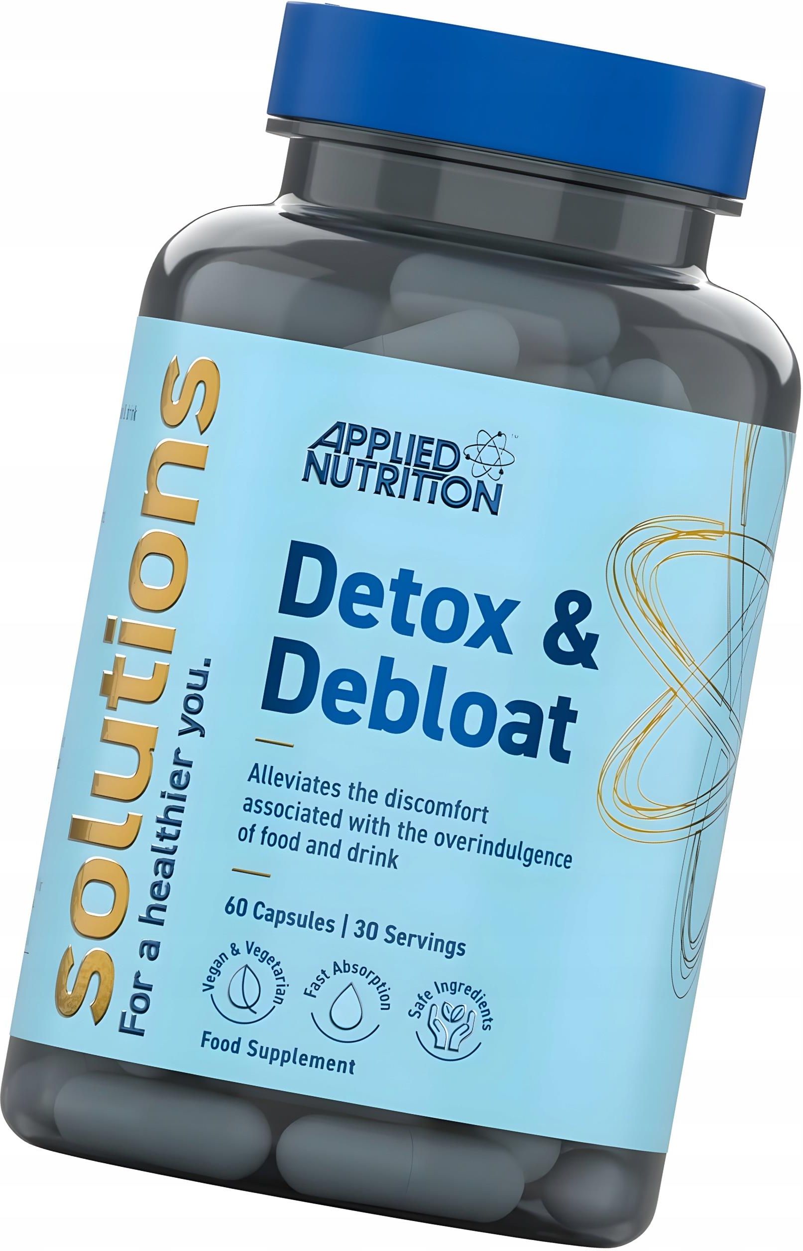 Applied Nutrition Detox & Debloat 60kaps. - Opinie i ceny na Ceneo.pl