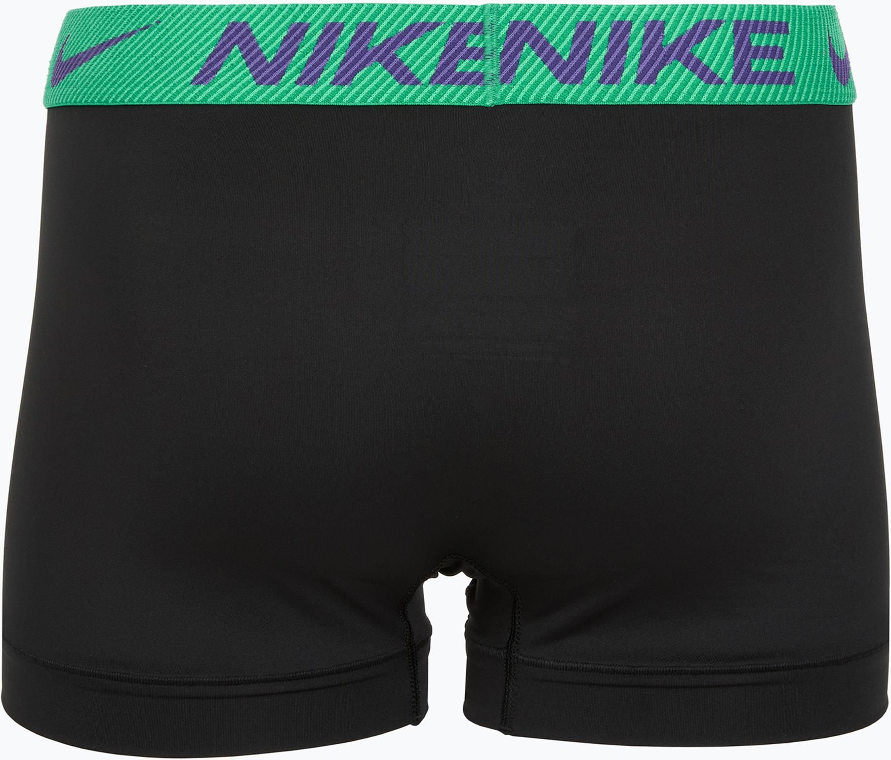 Bokserki męskie Nike Dri-Fit Essential Micro Trunk 3 pary black green ...