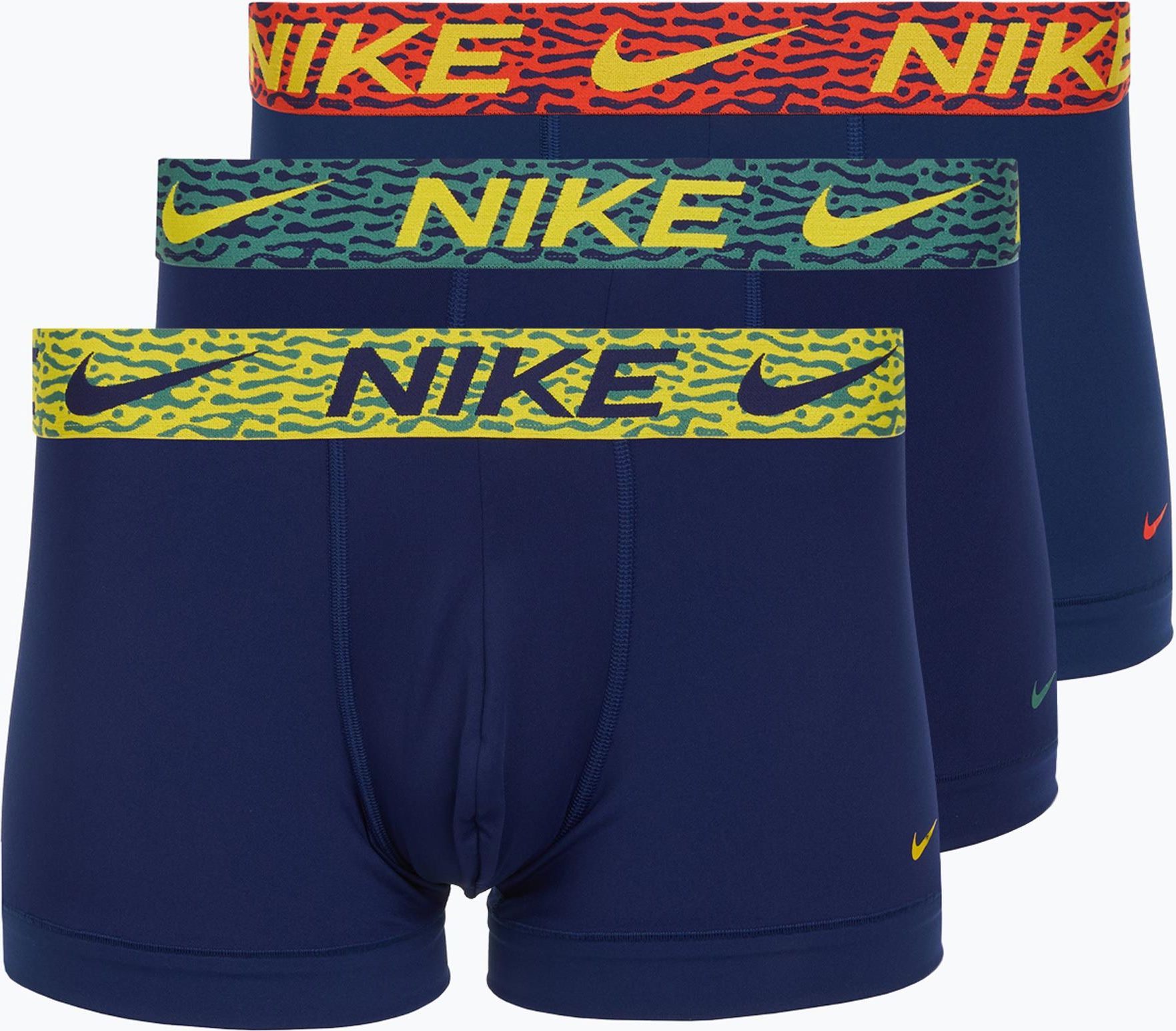 Bokserki męskie Nike Dri-Fit Essential Micro Trunk 3 pary blu void/lgh ...