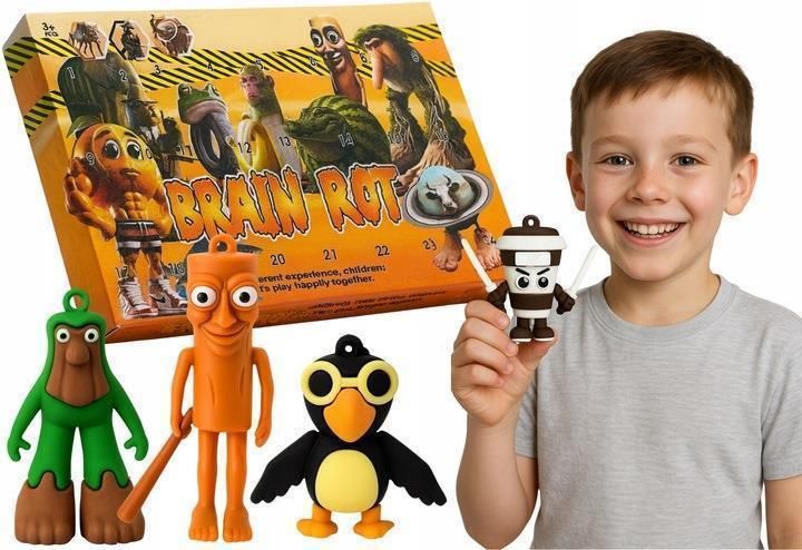 11 Fox Kalendarz Adwentowy Italian Brainrot Figurki 24 Na Prezent ...
