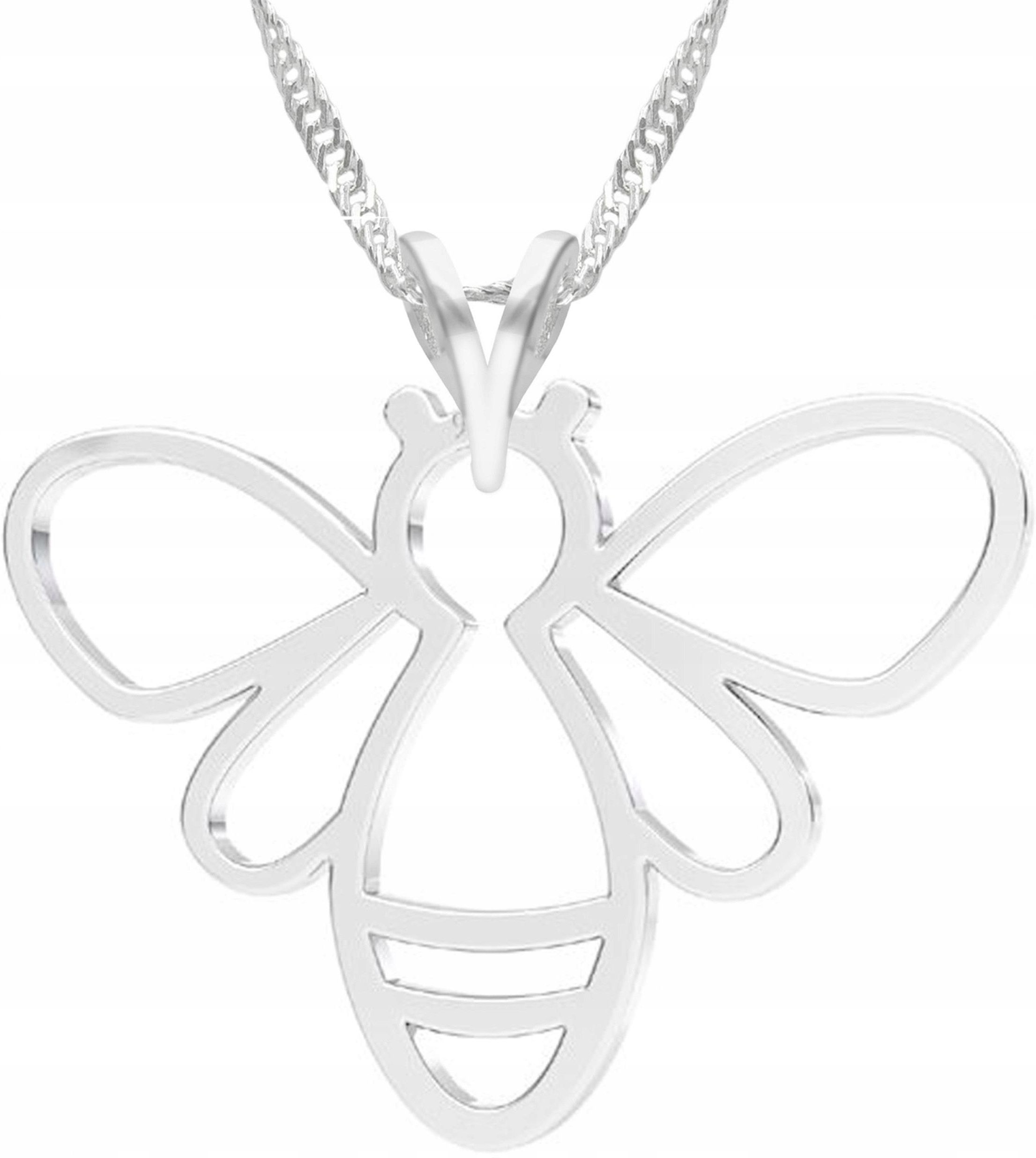 Larezo Naszyjnik Srebrny Z Owadem Pszczoła Pszczółka Osa Bee Owad ...