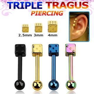 Piercing4U Kolczyk do chrząstki tragus helix w uchu piercing (ut37 ...