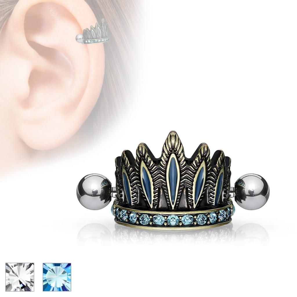 Piercing4U Kolczyk na chrząstkę ucha helix Nausznica w stylu indiańskim ...