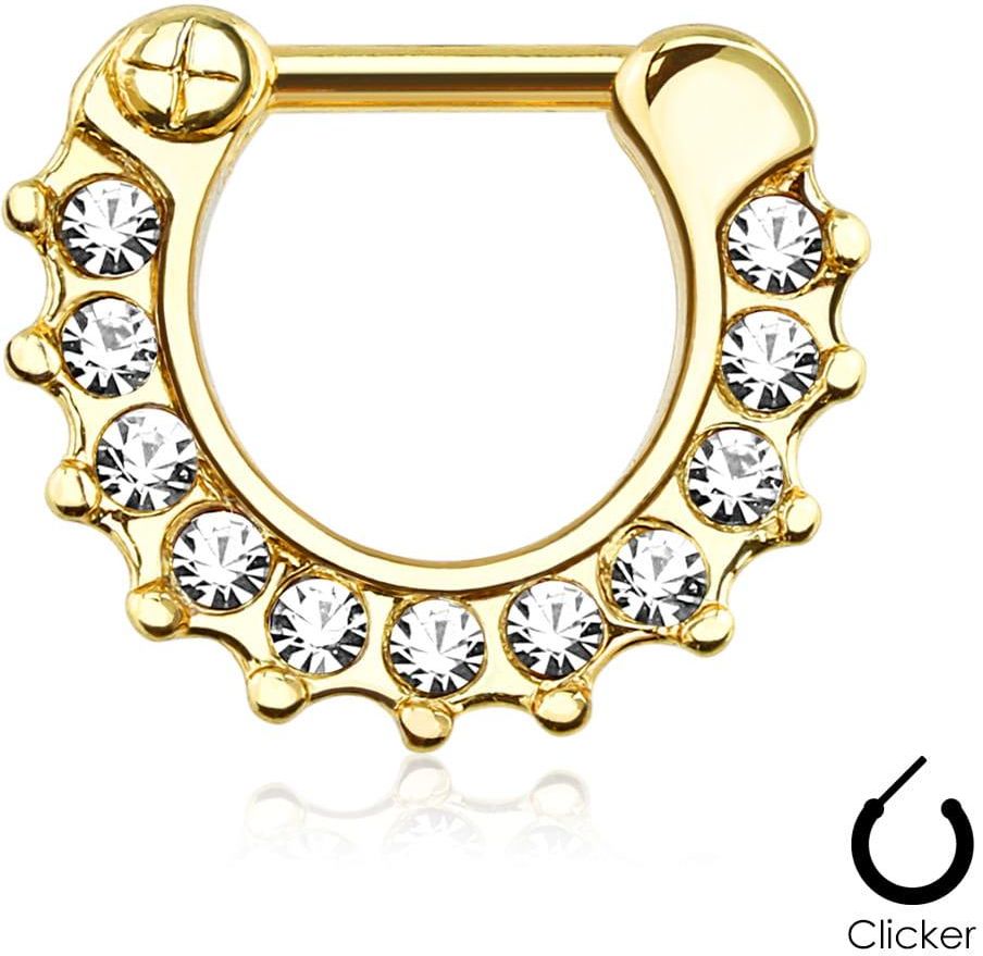 Piercing4U septum Kolczyk do przegrody nosowej kółko ozdoba do nosa ...