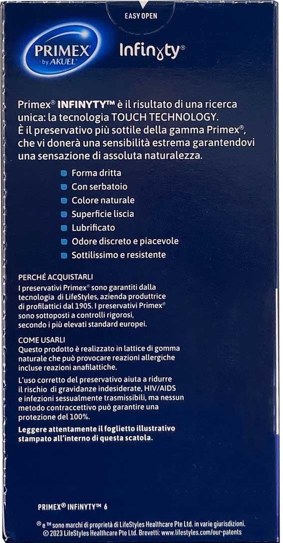 Primex Infinyty Extra-Lubrificato 6szt. - Ceneo.pl