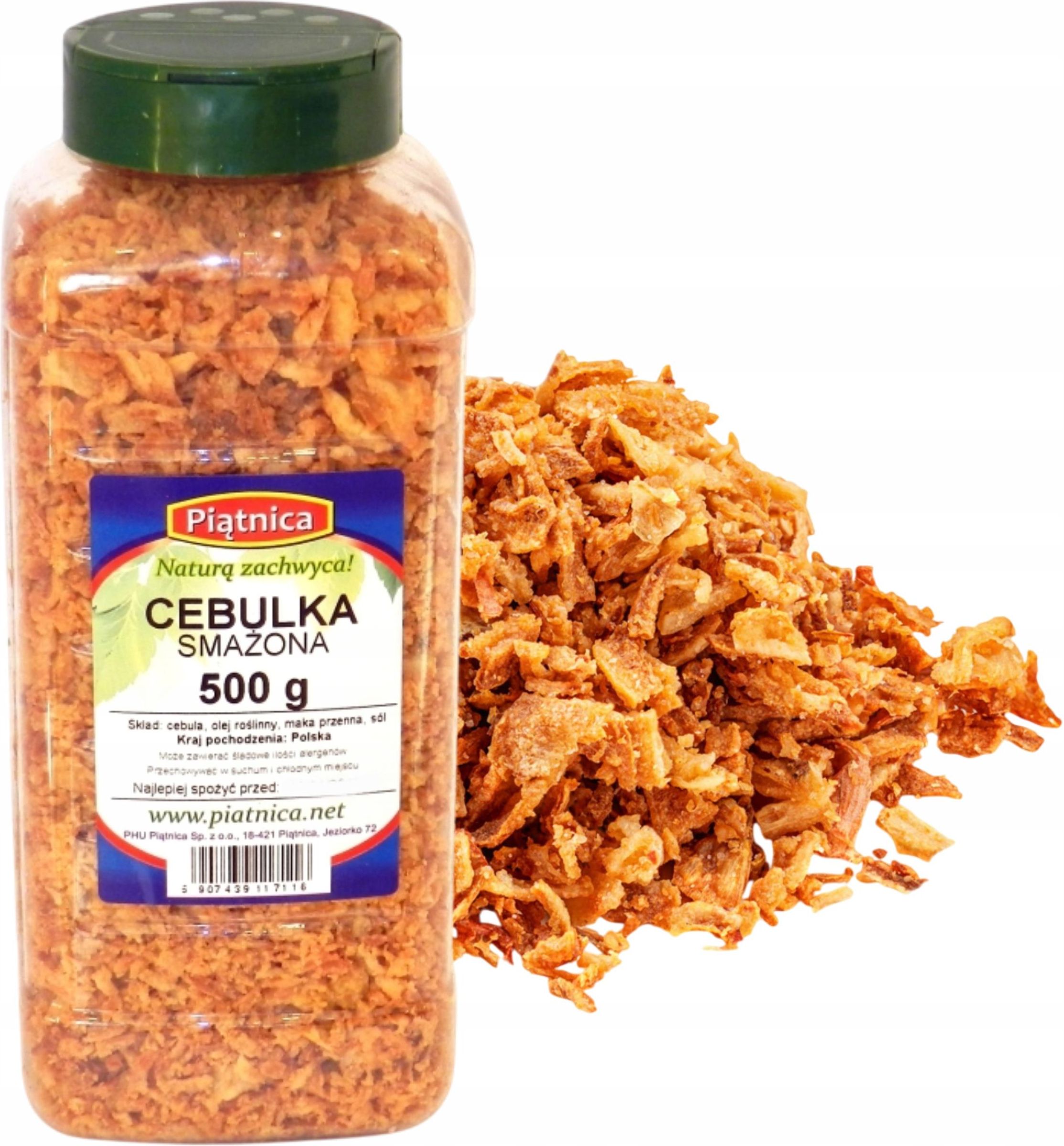 Piątnica Cebulka Smażona Cebula 500g Słoik Prażona Bardzo Smaczna ...