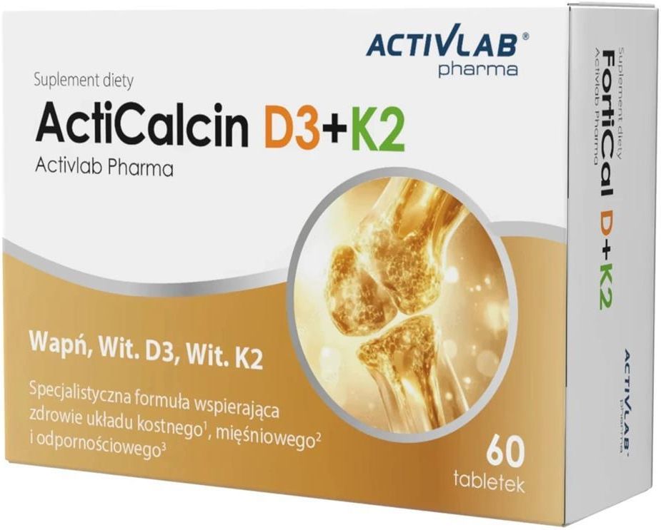 Unipro Activlab Pharma Acticalcin D3 + K2 60tabl. - Opinie i ceny na ...