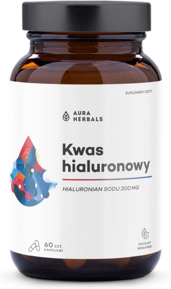 Aura Herbals Kwas Hialuronowy 200mg 60szt. - Opinie i ceny na Ceneo.pl