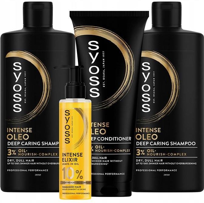 Syoss Oleo Intense Zestaw do Pielęgnacji Włosów Mix 4szt. - opinie i ...