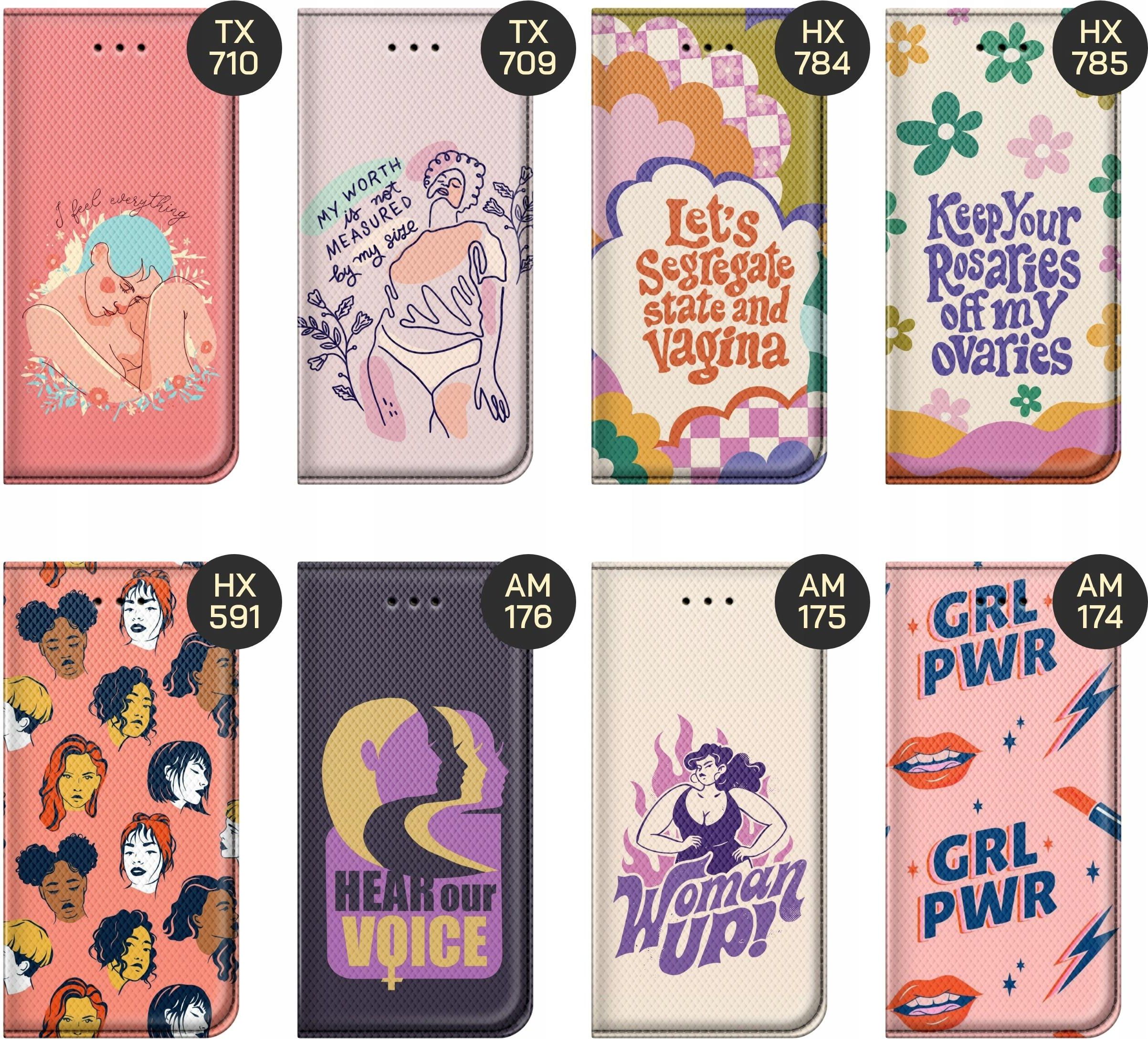 Hello Case Etui Z Klapką Do Oppo Reno 14 5G Siła Kobiet Girl Power ...