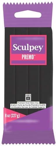 Sculpey Polyform Glina Polimerowa Premo 8 Uncji Czarna Opakowanie 1szt ...