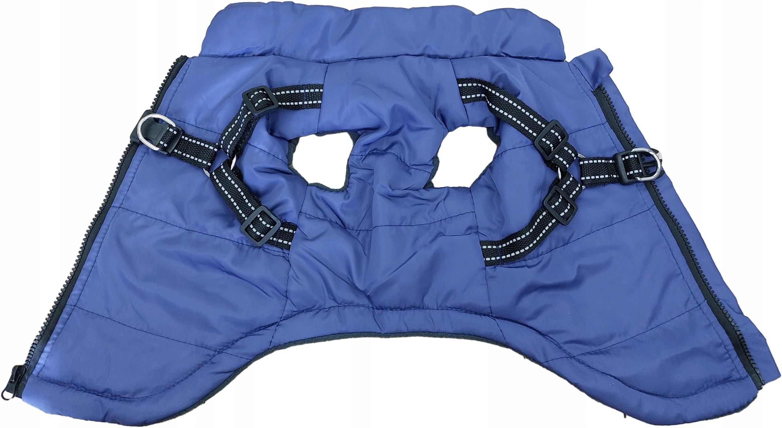 Nunbell Kurtka Jesienna Zimowa Dla Psa Z Szelkami Na Suwak Fioletowa ...