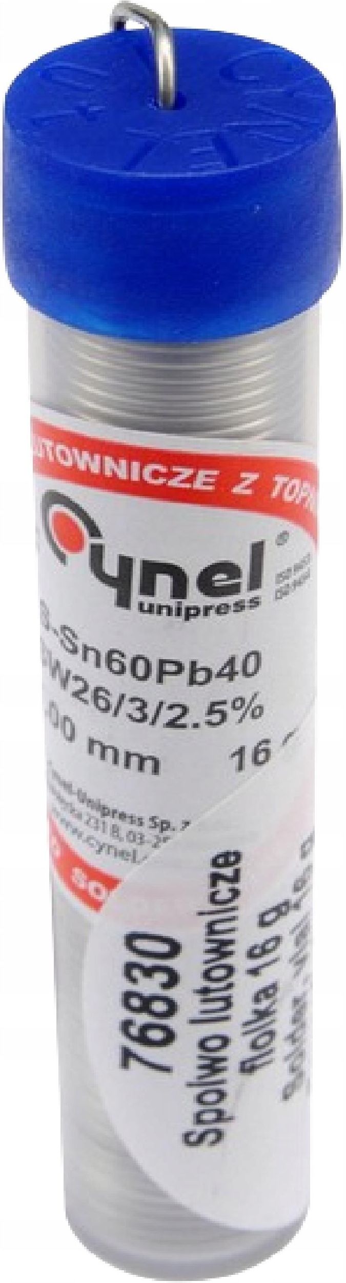Cynel Cyna Spoiwo Do Lutowania Cyna Sn60Pb40 Z Topnikiem 16G - Opinie i ...