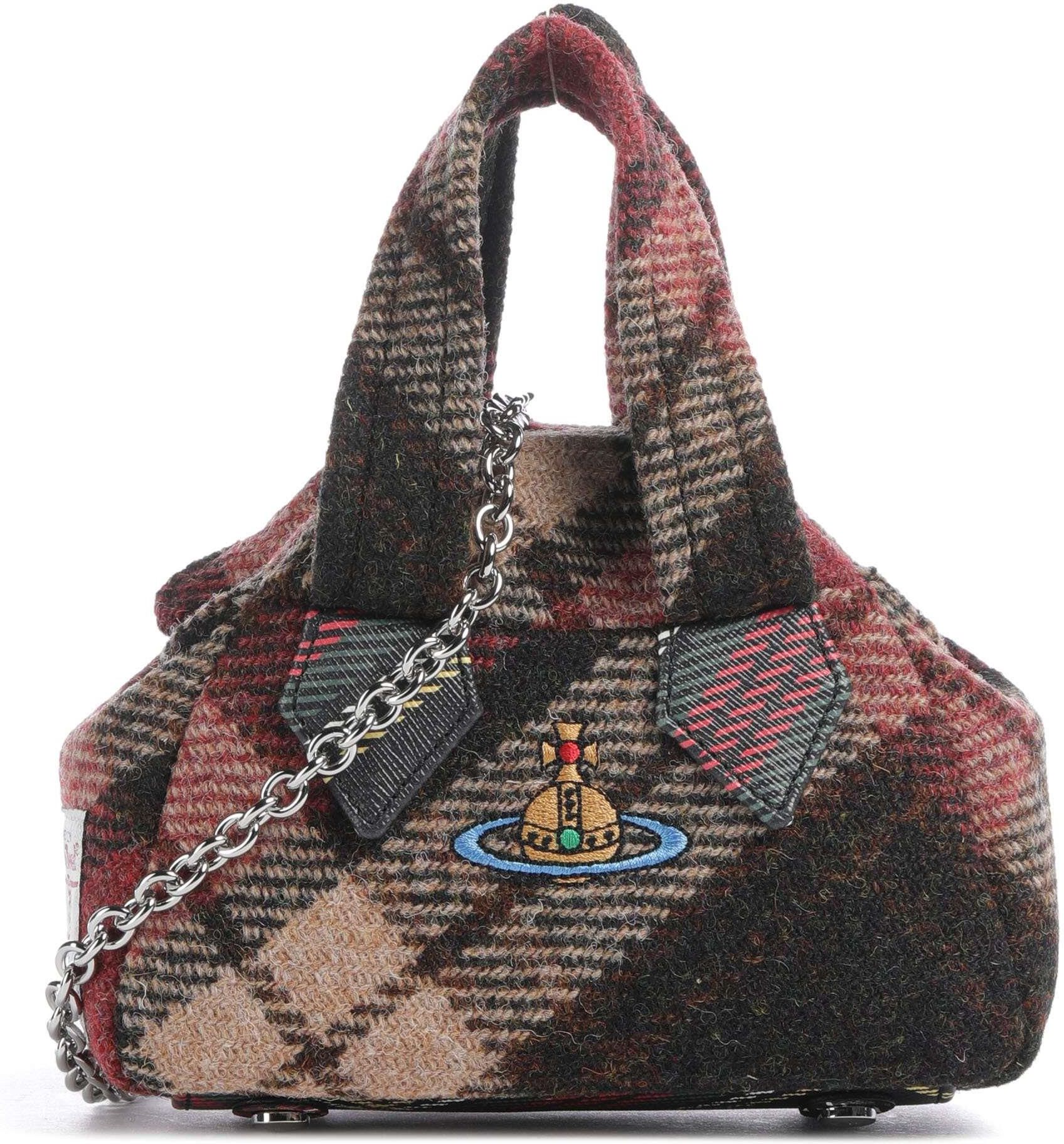 Vivienne Westwood Archive Harris Tweed Check Mini Torba przez ramię ...