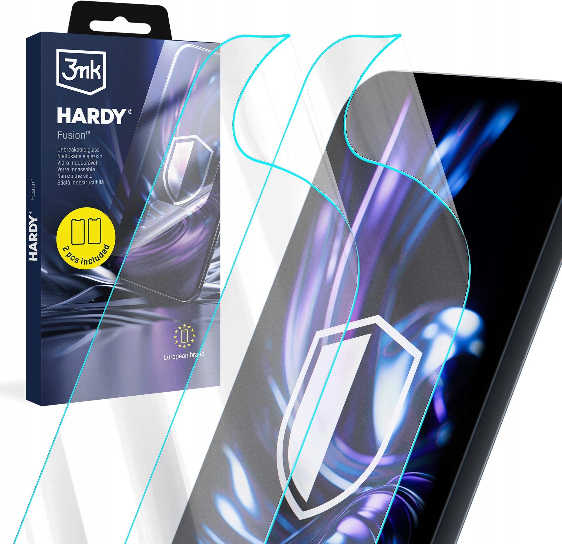 3Mk 2x Szkło hybrydowe na ekran Hardy Fusion do ComNav R60 Data ...