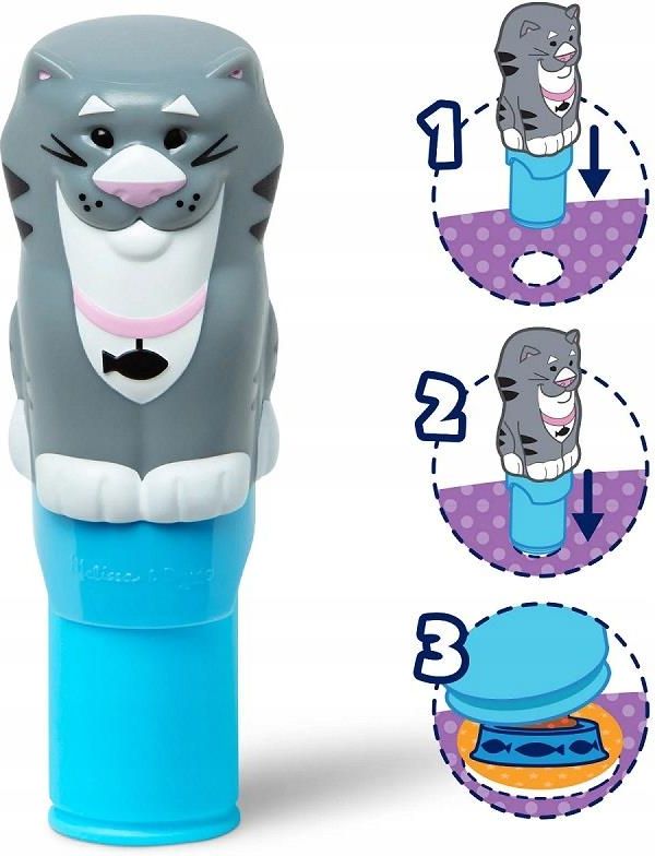 Melissa And Doug Zabawki Dla Dzieci Naklejki Stempelki Piesek Kotek ...