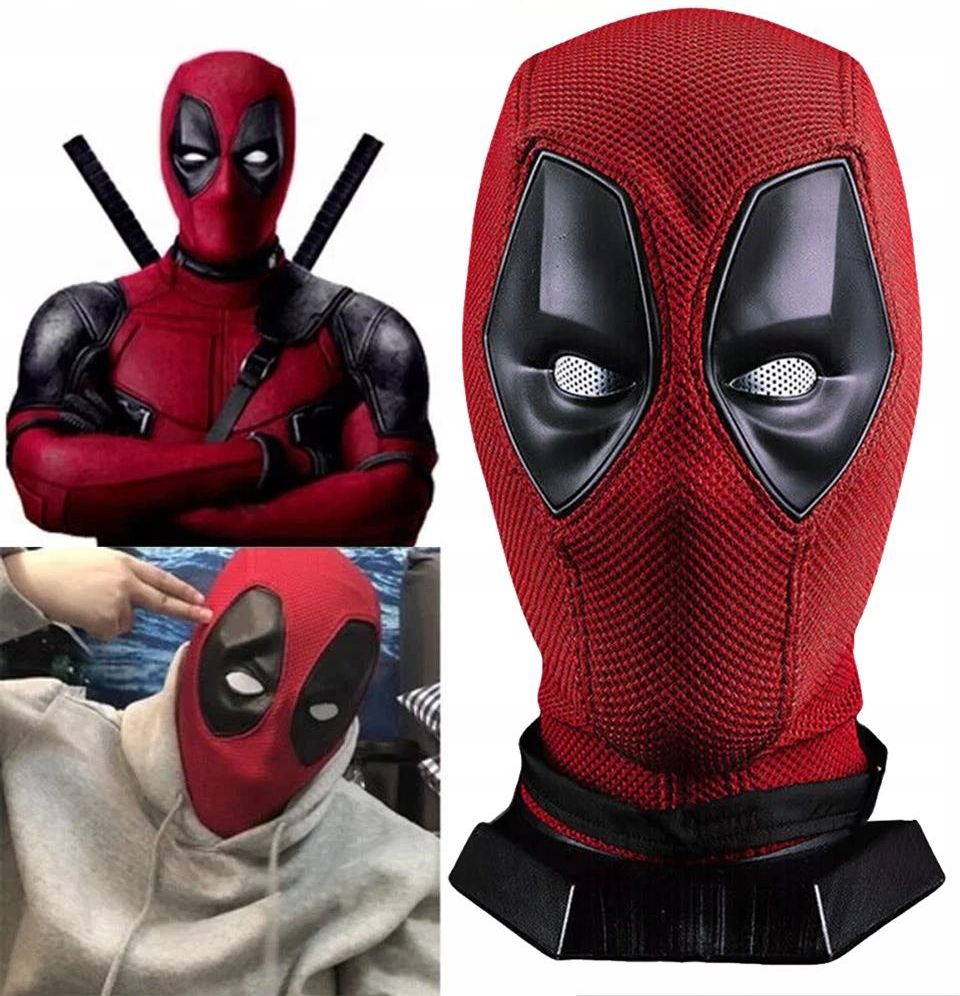 Maska Deadpool Cosplay Halloween Strój Superbohatera Kostium Produkt ...