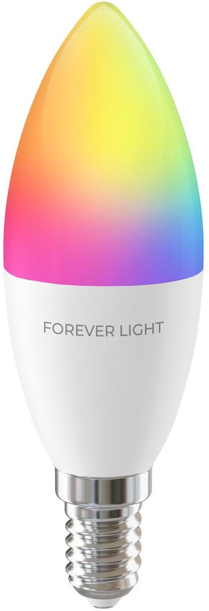 Forever Light Żarówka LED RGB E14 C37 5W 500lm 4000K klasa F - Opinie i ...