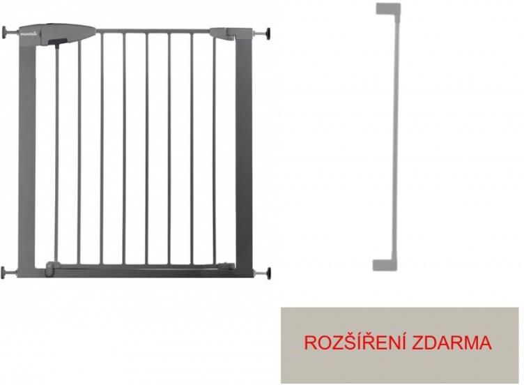 Munchkin Barierka Ochronna Easy Loc Srebrna Z Przedłużeniem 7cm - Ceny ...