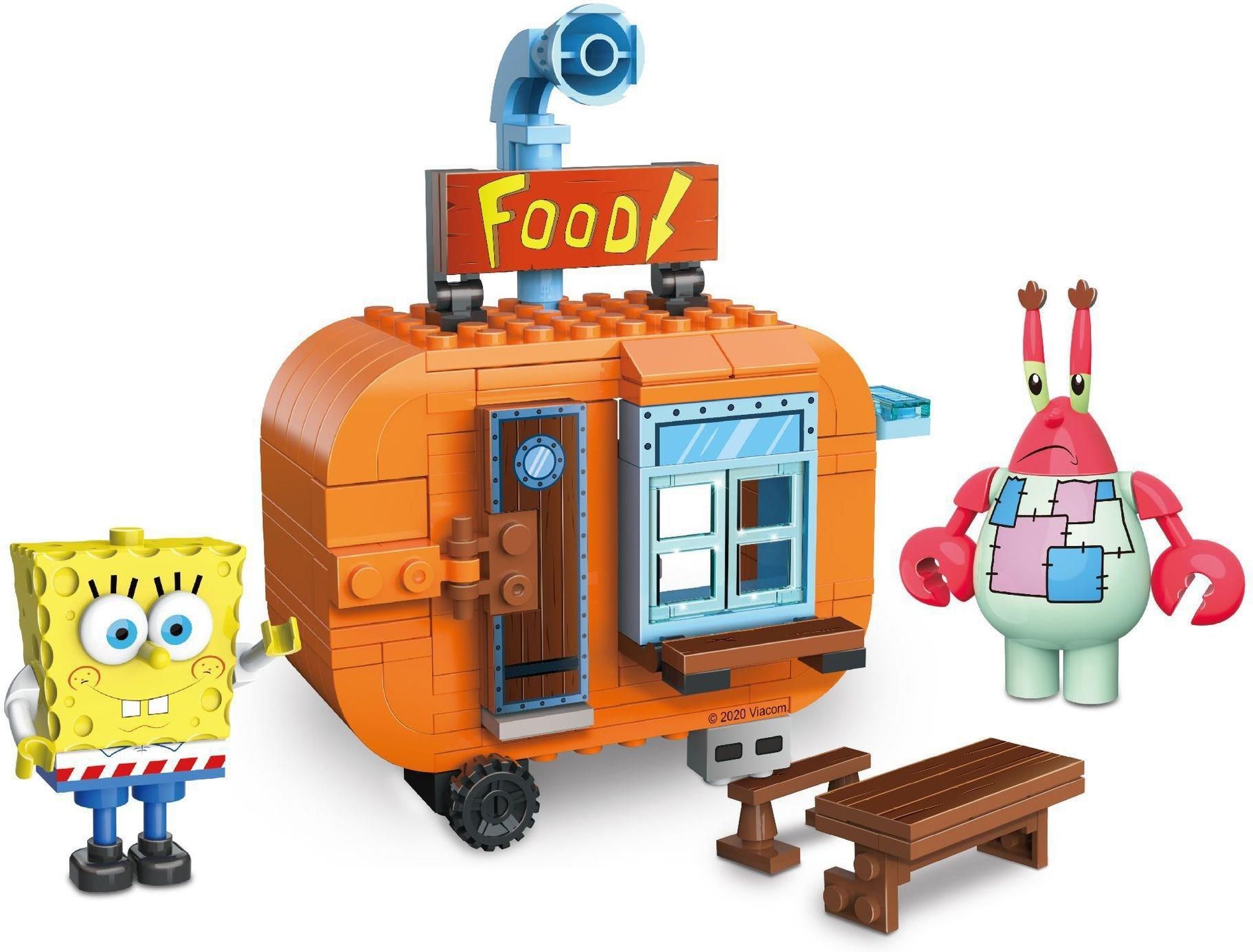 Klocki Konstrukcyjne Spongebob I Pan Krab Zestaw W Pudełku - ceny i ...