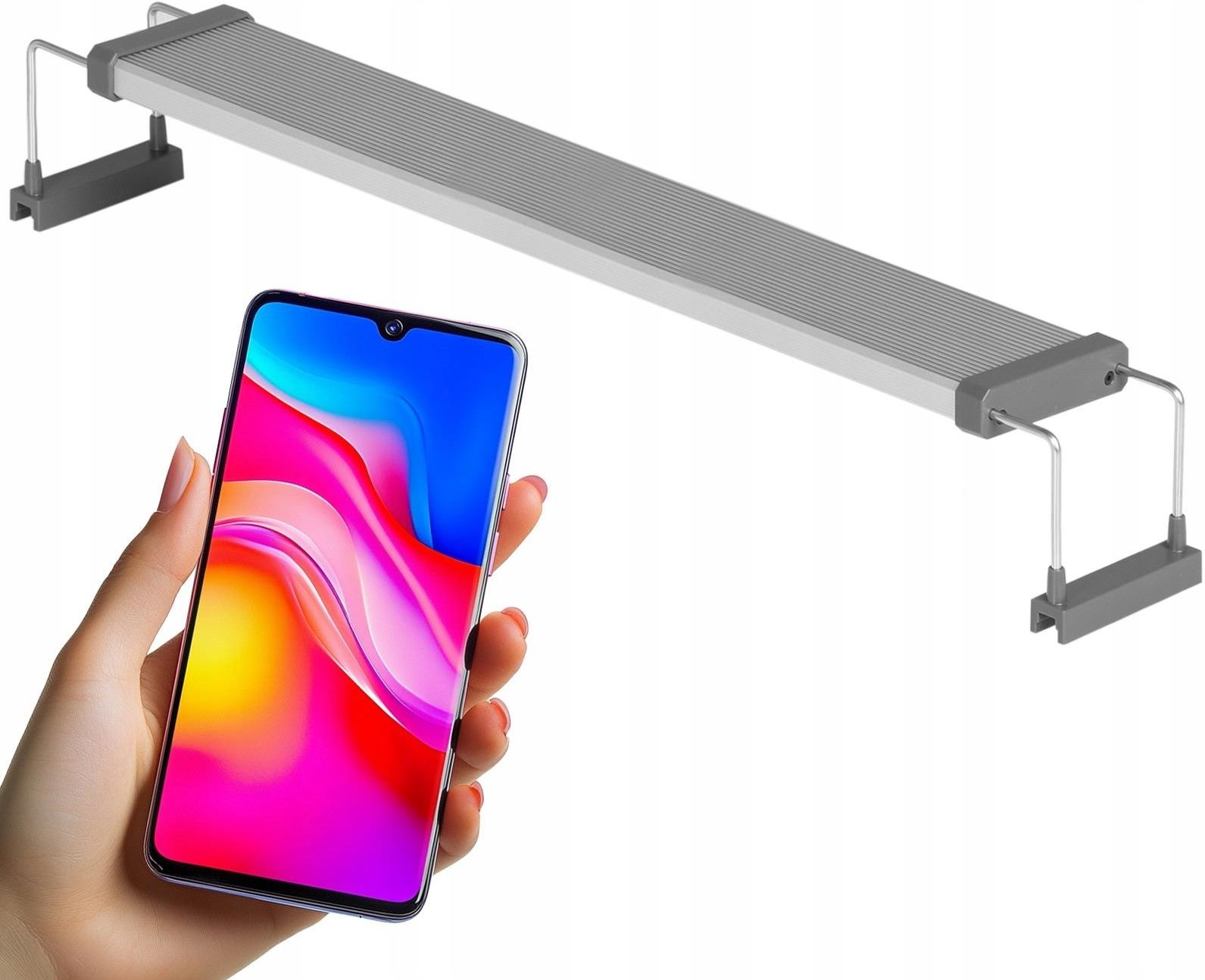 Exo-Terra Lampa Led Akwarium Roślinne Sterowana Aplikacją 60-80Cm Rgb ...