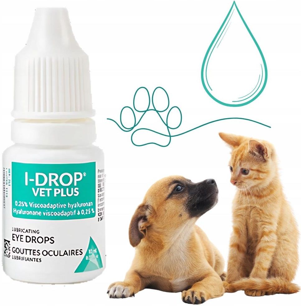 I-Drop Vet Plus Krople Nawilżające Do Oczu Dla Zwierząt 10Ml - Ceny i ...