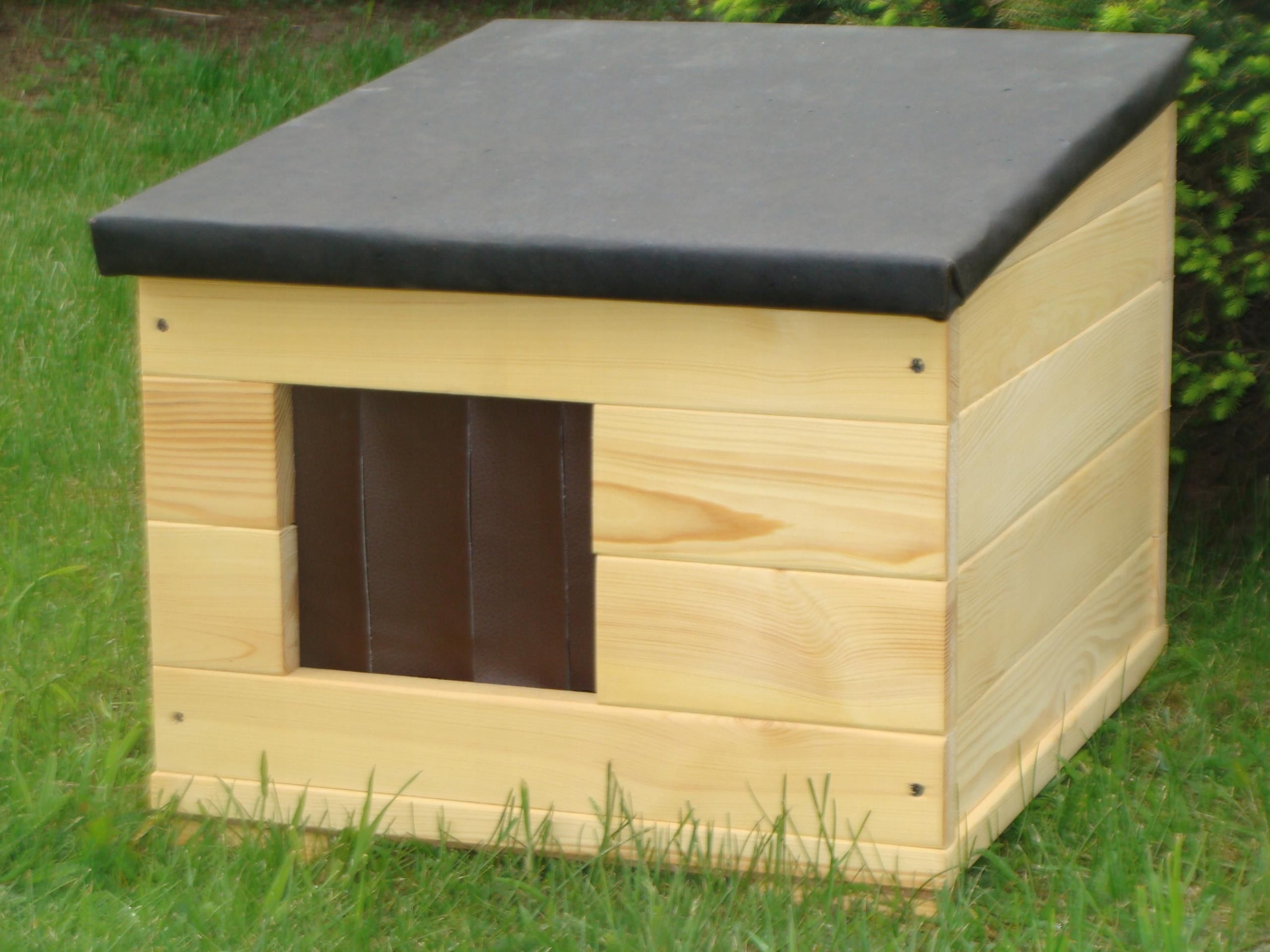 Buda Budy Dla Kota Psa S Ocieplona Cała Skręcona Malowana Gruba Papa ...