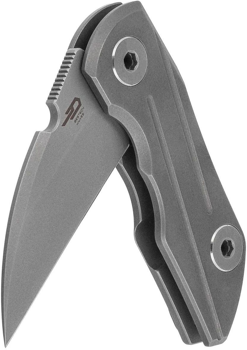 Bestech Knives Nóż Składany Bestech 2500 Delta Dark Gray Titanium Bead ...