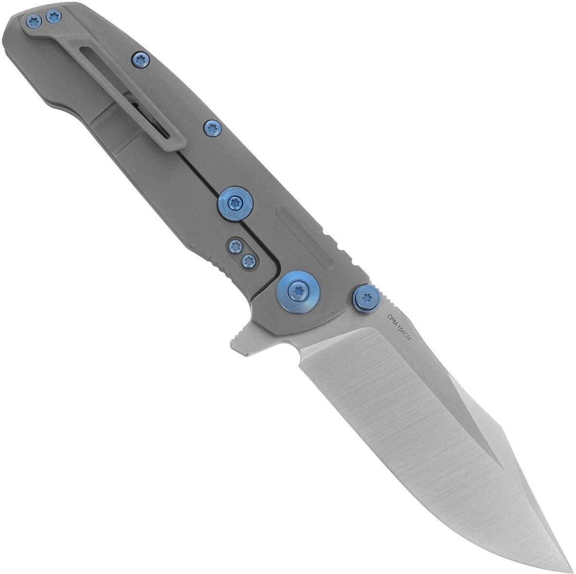 Reate Knives Nóż Składany Reate District 9 V2 Dark Bead Blast Titanium ...