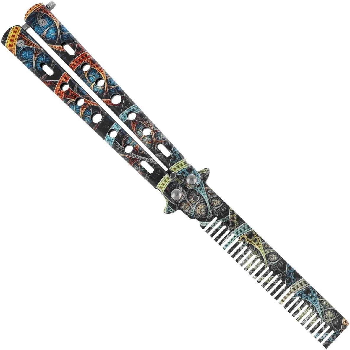 Decor Habitat Nóż Składany Motylek Third Balisong K3101 3D Poker Skull ...