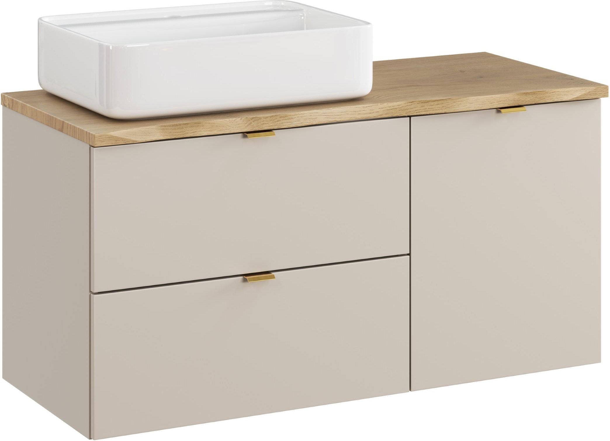 Comad Zestaw Meblowy 100Cm Z Blatem Szafką Koszem Na Pranie I Umywalką ...