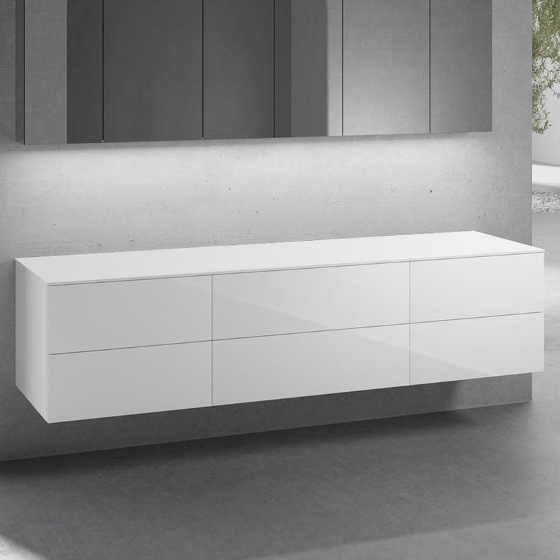 Neoro N50 Zestaw Mebli Szer. 200Cm Z 6 Szufladami (BN0422WH+2BN0421WH ...
