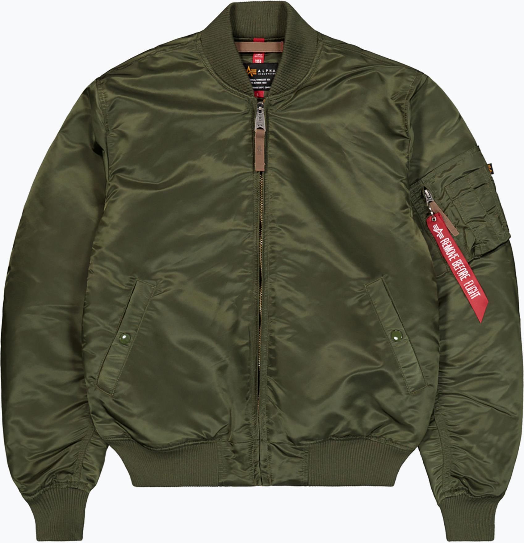 Kurtka męska Alpha Industries MA-1 VF 59 Vintage Fit Bomber dark green ...
