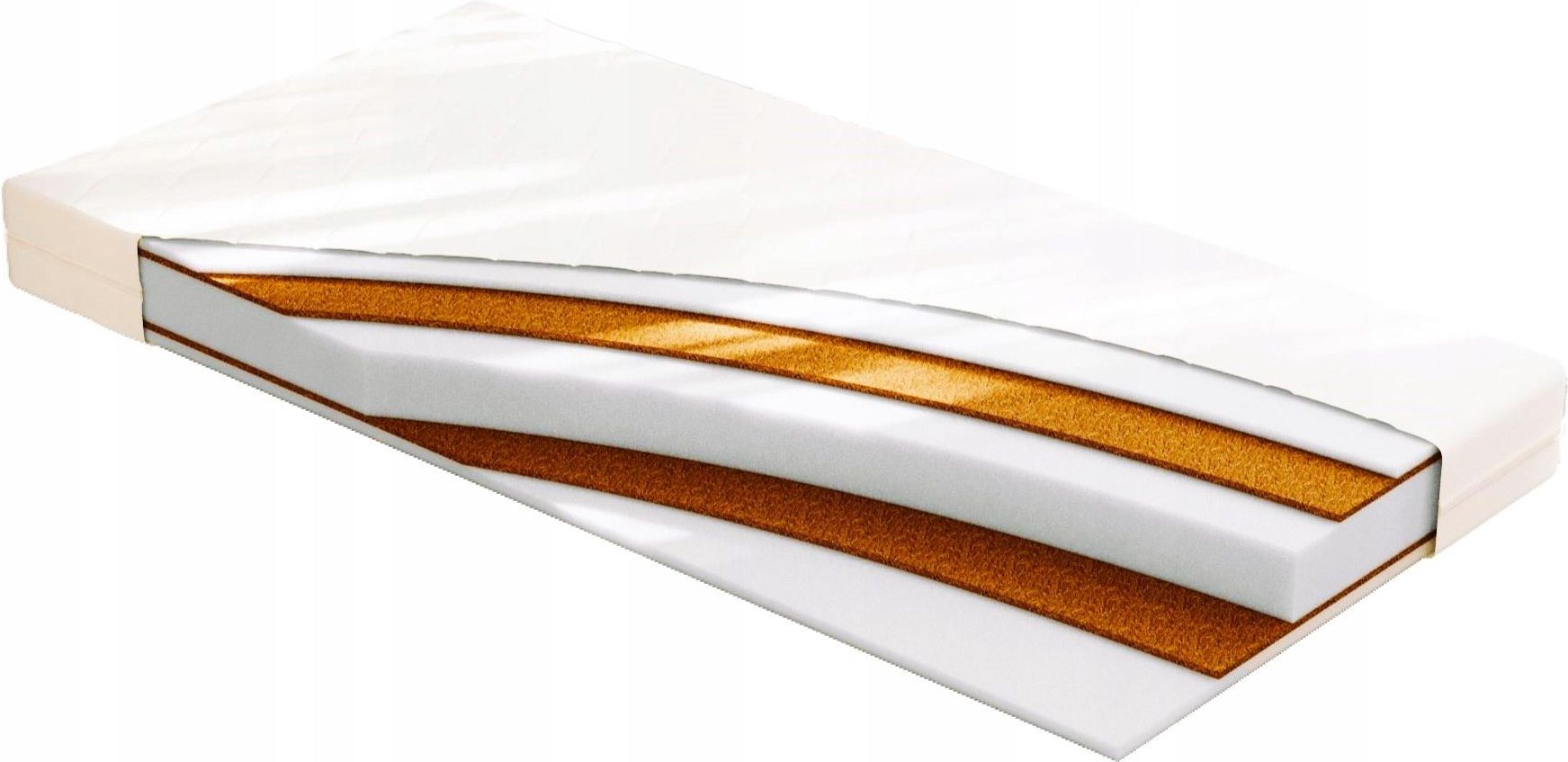 Materac Asen Materac kokosowo-piankowy 120x200cm – Dwie Powierzchnie ...