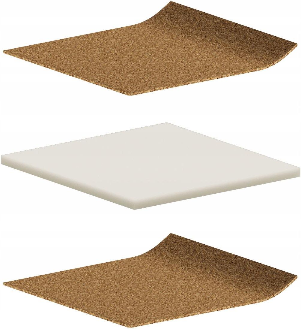 Materac Asen Topper Kokosowo Piankowy 120x200 Utwardza Powierzchnię ...