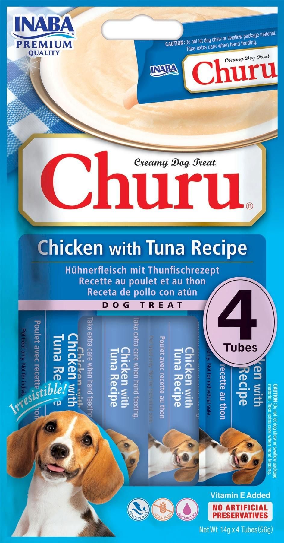 Karma Inaba Dog Churu Unique Creamy Treat Chicken with Tuna Recipe ...