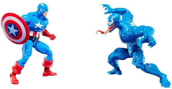 Gamerverse 2-Pack Captain America Vs Venom Marvel Legends 15 Cm - Ceny ...