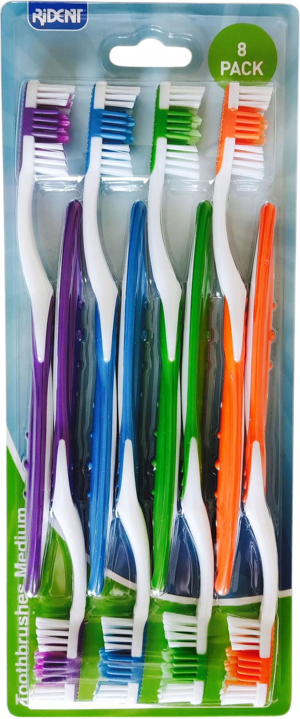 Rident Szczoteczka Do Zębów Medium Zestaw 8szt. - Opinie i ceny na Ceneo.pl