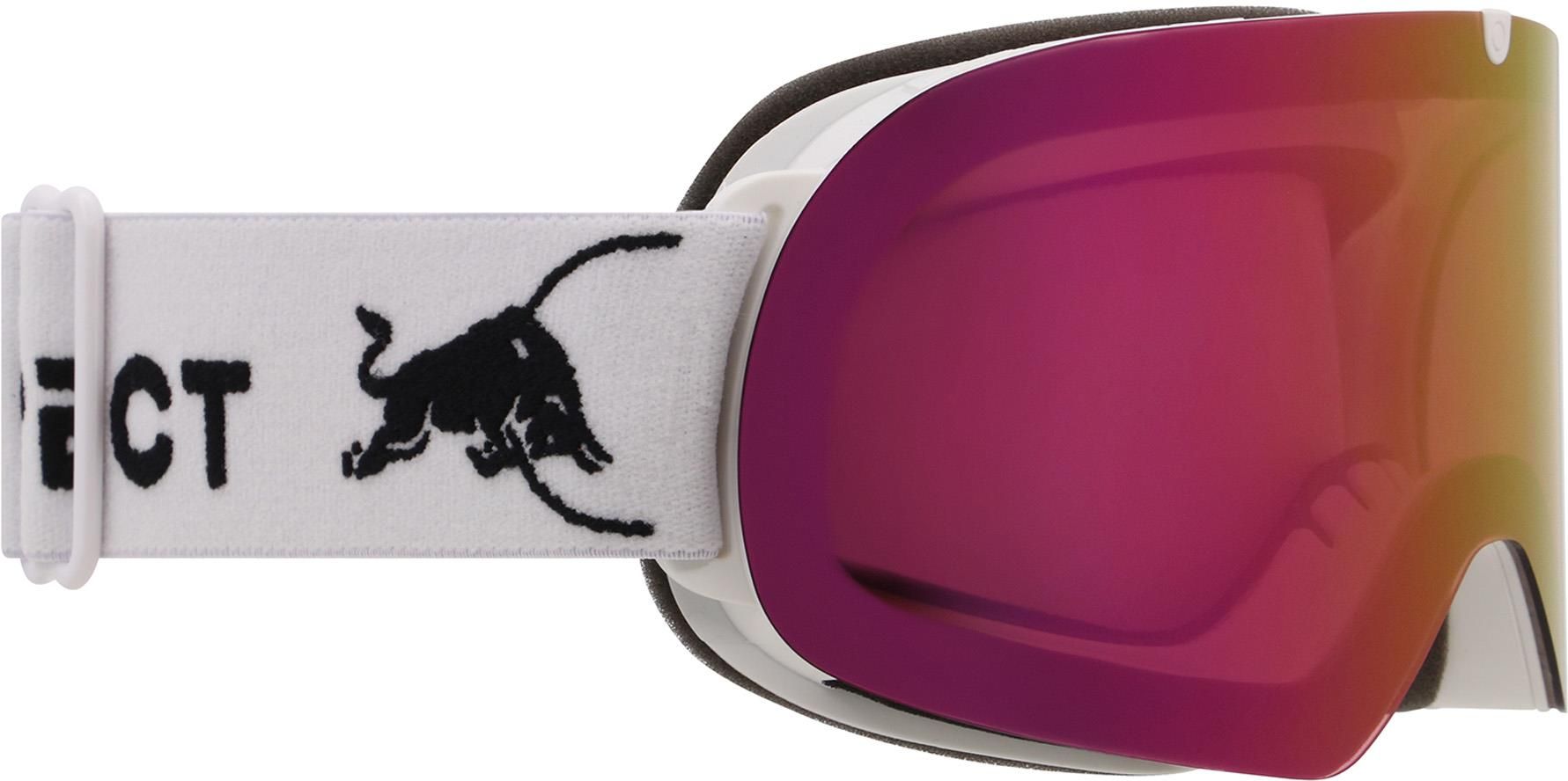 Red Bull Spect Gogle Narciarskie Rush Matt White/Red With Pink Purple ...