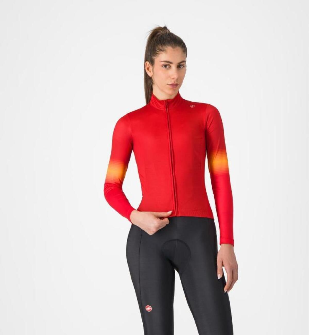 Castelli Zimowa Koszulka Kolarska Z Długim Rękawem - Corso Thermal ...