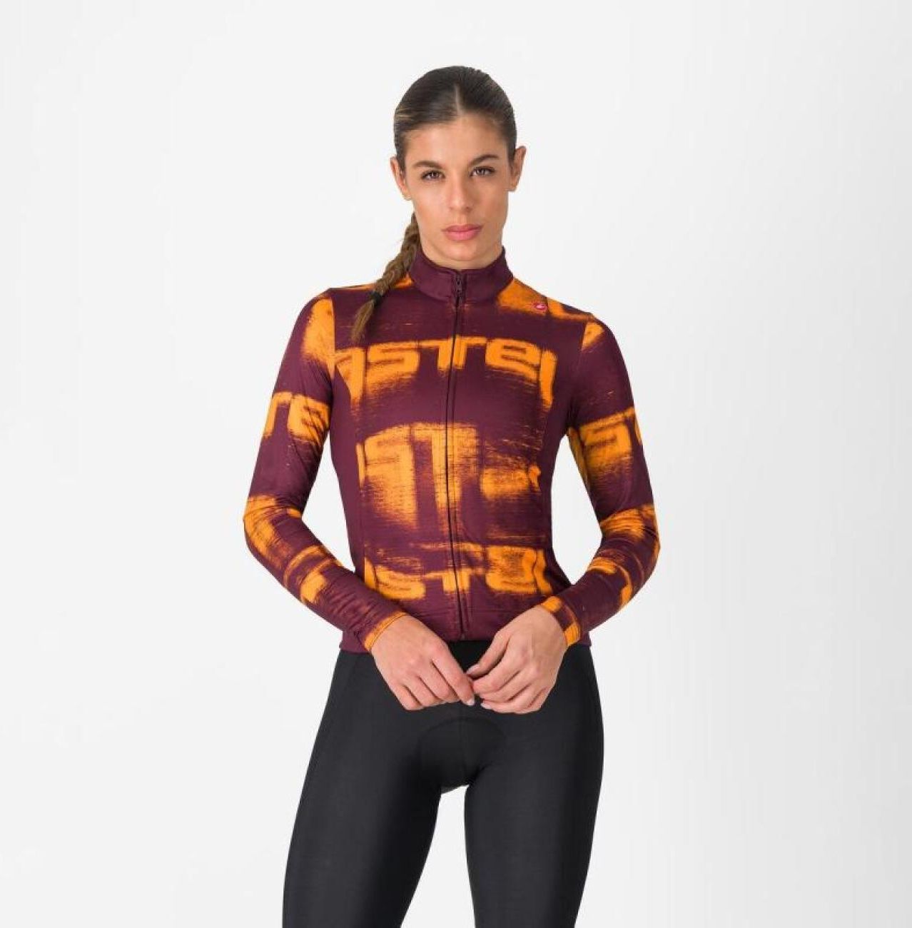 Castelli Zimowa Koszulka Kolarska Z Długim Rękawem - Blur Thermal ...