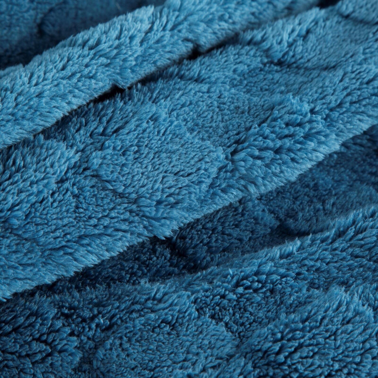 Koc pled 150x200 Design91 mikrofibra efekt 3D NANCY granat - Opinie i ...