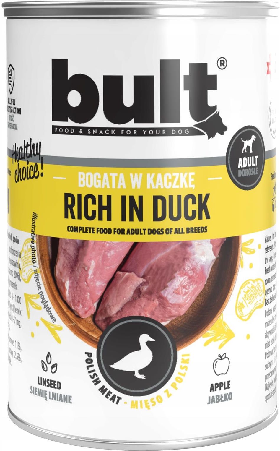 Karma Bult Mokra Karma Dla Psa Puszki Smak Indyk I Kaczka 10X400G ...