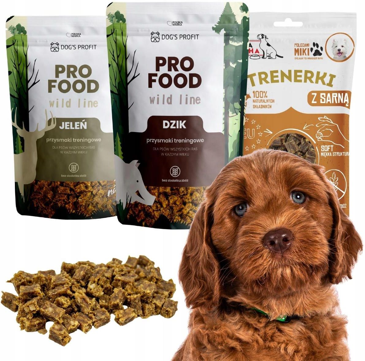 Karma Dog'S Profit Przysmak Treningowy Sarna Dzik Jeleń 100% Naturalne ...
