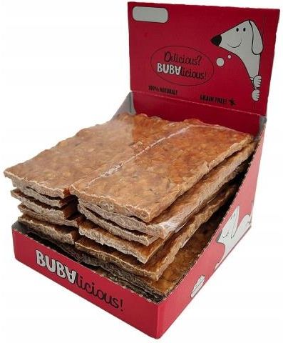 Karma Buba Pet Bubalicious Wafel Do Żucia Dla Psa Ze Skóry Wołowej O ...