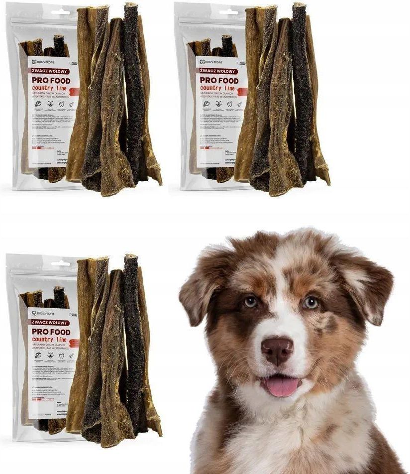 Karma Dog'S Profit Pro Food Suszony Żwacz Wołowy Dla Psa 3X100G - Ceny ...